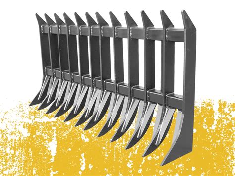Extreme Root Rake For Skid Steer Lackender By ECS