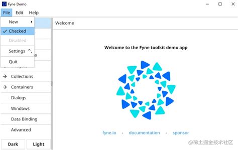 Golang之使用fyne打造桌面应用fyne是由golang开发的跨平台应用，除了对windows、mac、linux 掘金