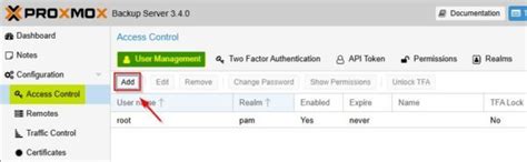 proxmox backup server with nfs repository configuration nolabnoparty