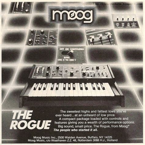 Retro Synth Ads Moog Synth Moog Synthesizer
