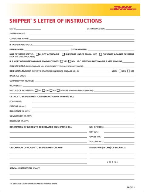 Fillable Sli Form Printable Forms Free Online
