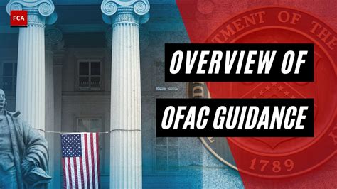 Overview Of Ofac Guidance On An Effective Sanctions Compliance Framework And Applicability