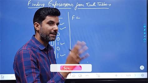 Finding Expressions From Truth Table Boolean Expression Truth Table