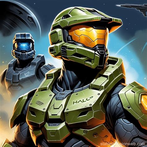 Master Chief Cartoon