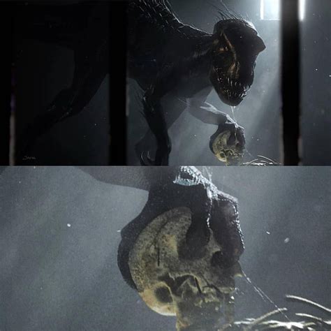 Concept Art Of A Deleted Scene In Jurassicworldfallenkingdom