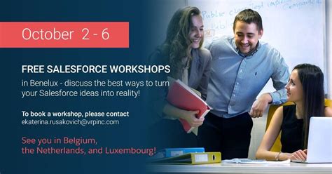 Vrp Consulting On Linkedin October 2 6 Salesforce Workshops In Benelux Discuss The Best Ways To…