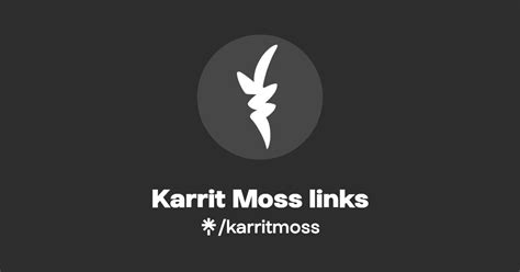 Karrit Moss Links Official Instagram Linktree