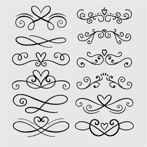 Premium Vector Hand Drawn Design Elements