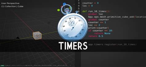 Python Scripting Application Timers Blendernation