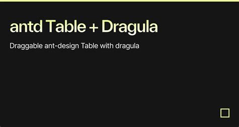 Ant Virtual Table Examples CodeSandbox