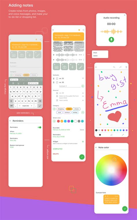 Notes Potepad And Lists App Design Ui Ux Behance