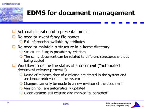 PPT EDMS Basics PowerPoint Presentation Free Download ID 849020