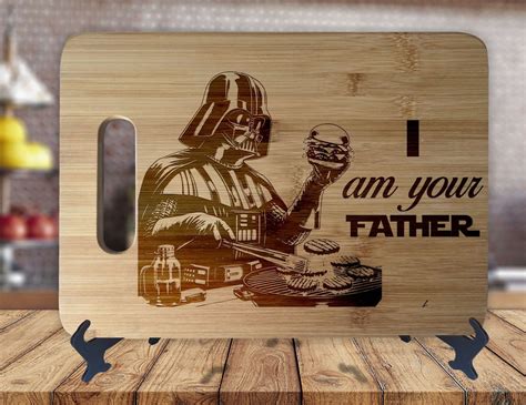Darth Vader I Am Your Father Funny Cutting Board Etsy
