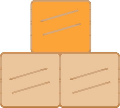 Blocks Or Cube Icon In Orange Color Vector Art At Vecteezy