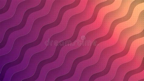 Trendy Background With Modern Gradient And Flowing Wavy Lines Loop