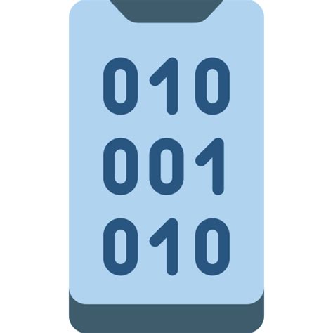 Binary Code Basic Miscellany Flat Icon