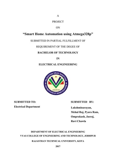 Smart Home Automation Using Atmega328p Pdf Smart Home Home And Garden