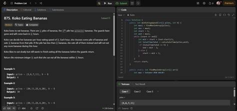 30daysofcode Day26 Java Kokoeatingbananas Binarysearch Siddharth Bhaskar