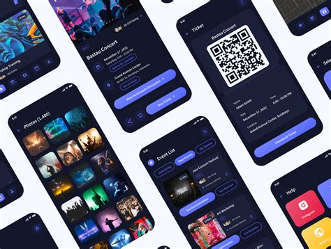 Acara Event Booking Tickets App Ui Kit Figma Resources Artofit