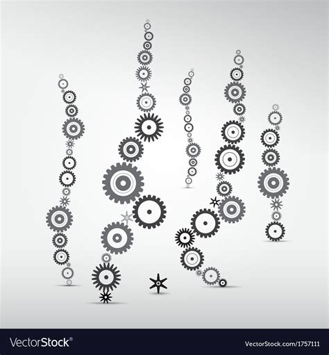 Abstract Cogs Gears Royalty Free Vector Image
