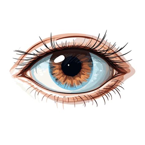 Premium Vector Eyes Vector On White Background