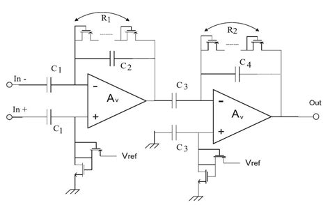 Diagram Of The Two Stage Amplifier