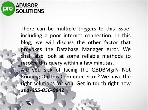 ppt qbdbmgrn not running on this computer learn stepwise technique