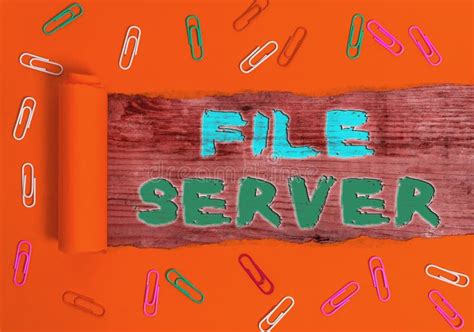 Writing Note Showing File Server Business Photo Showcasing Device Which Controls Access To