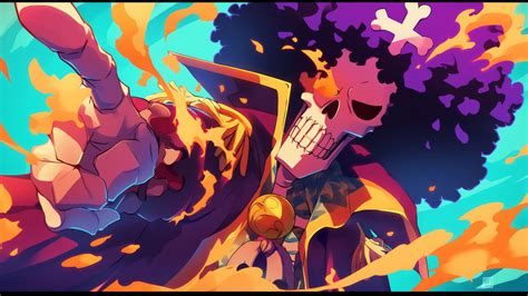 K Hd Wallpaper Brook From One Piece Illustration
