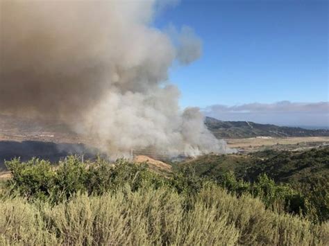 Update Camp Pendleton Wildland Fire Reaches 700 Acres No Evacuations