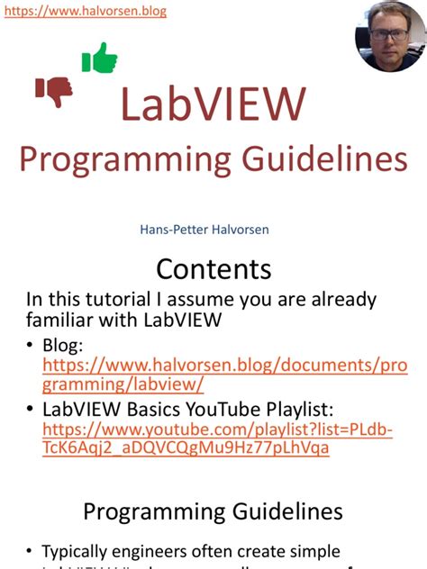 Labview Programming Guidelines Pdf Integrated Development