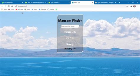 Rohit Sahu On Linkedin Newproject Html Css Javascript React Weatherforecast Js