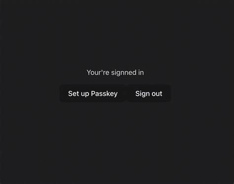 cognito の passkey を試す