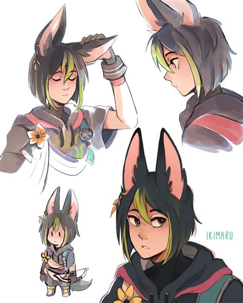 Ikimaru Tighnari Genshin Impact Genshin Impact Highres 1boy