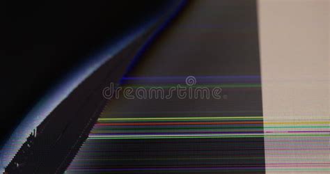Flicker Screen Overlay Monitor Glitch Cracked Stock Video Video Of Texture Illuminated