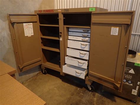 Knaack Jobmaster 112 Locking Tool Cabinet On Casters Surplus Marketplace
