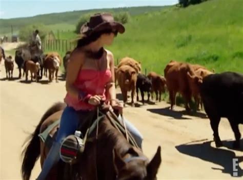 See Kourtney Kardashian Run From Snakes And Ride Horses In Her Reality Tv