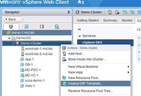 Deploy VRealize Log Insight Intelligent Log Management Appliance
