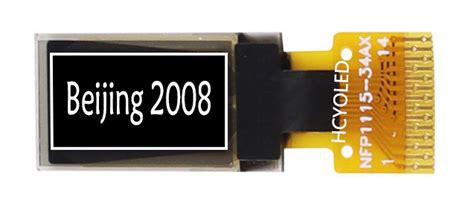 Transparent OLED 0 54 Micro OLED Display With 96X32 Resolution For Medical Recording Devices
