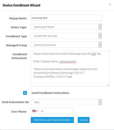 Device Enrollment Wizard Customer Support And Training Codeproof