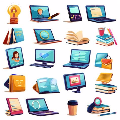 Premium Vector Set Of Computer Icons
