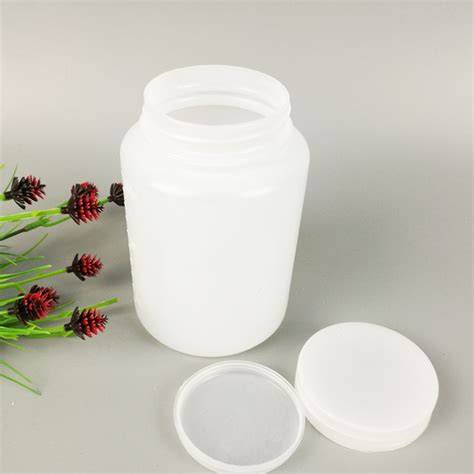 500ml Plastic Laboratory Bottle Chemical Lid Trans Vicedeal