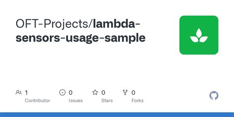 Github Oft Projects Lambda Sensors Usage Sample
