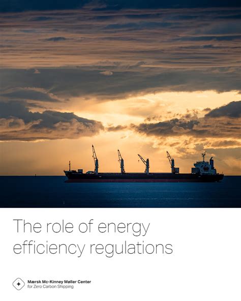 Energy Efficiency Regulation Is Key To Advance The Maritime