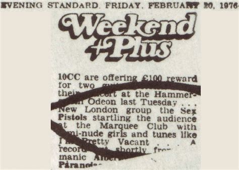 Sex 29th May 1976 Sounds Uk Music Paper If Anyone Has A Better