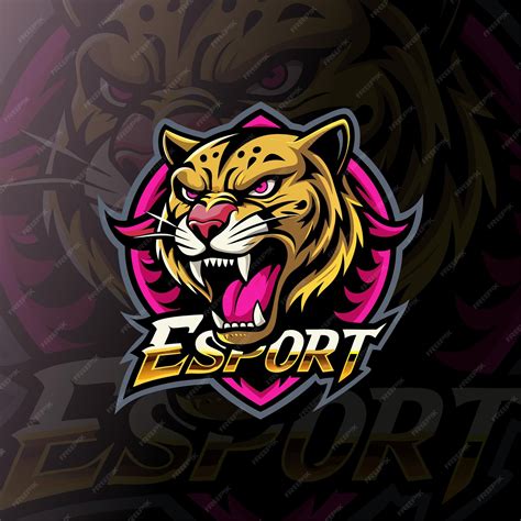 Premium Vector Leopard Logo Gaming Esporte