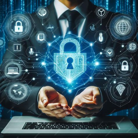 computing and network concept hacker using computer with digital