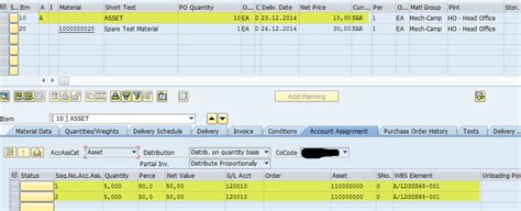 Solved Asset Po With Respect To Wbs Element Sap Community