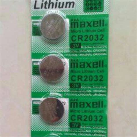Jual Baterai Cmos Cr2032 Biasa Digunakan Utk Komputer Jam Dll Zk Shopee Indonesia