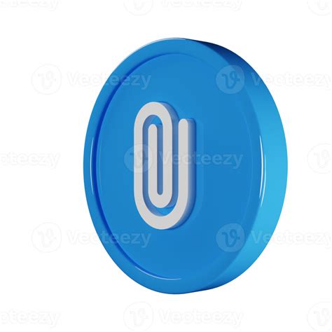 paperclip business icon 3d render illustration 22993956 png